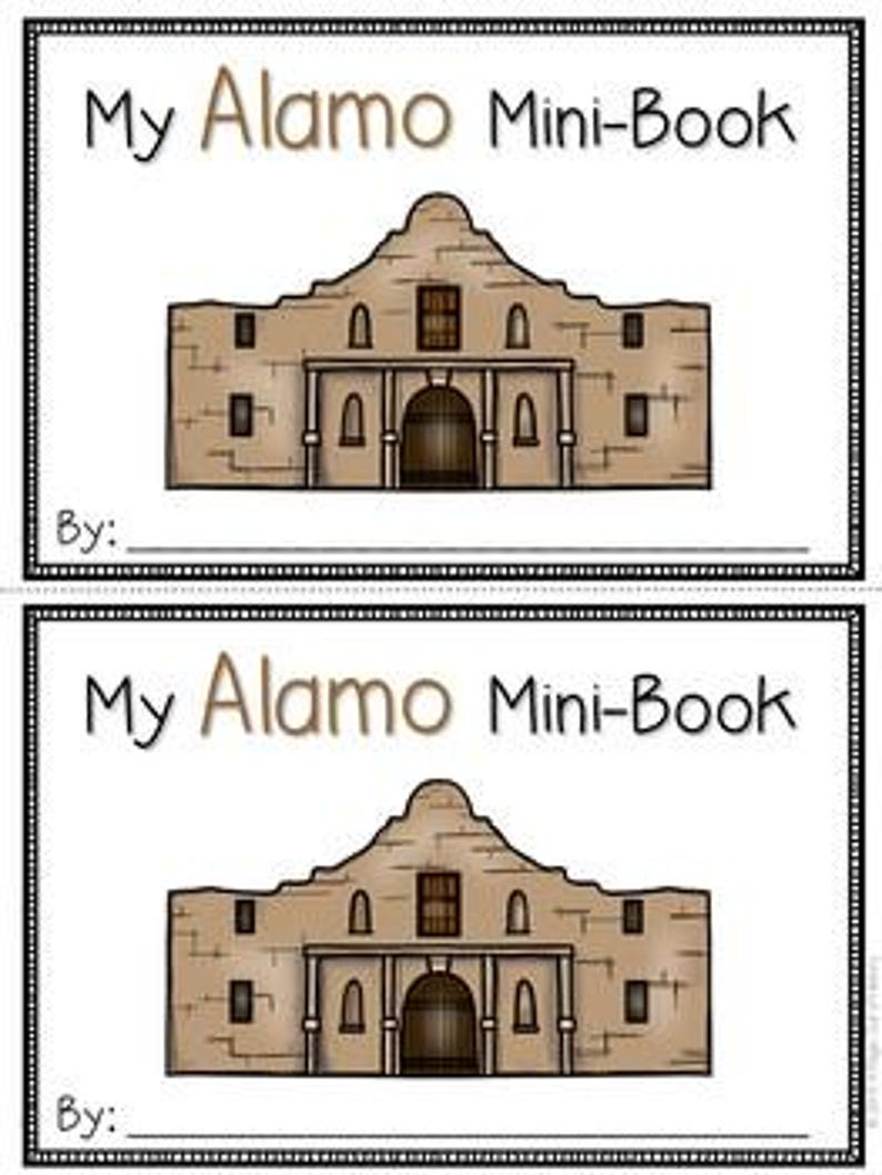 The Alamo Mini Books for Social Studies, Reading Comprehension ...