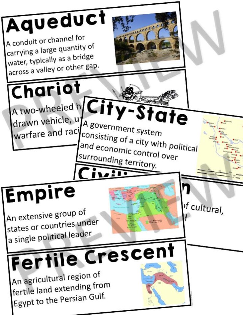 Ancient Mesopotamia Word Wall and Vocabulary Activities - Etsy