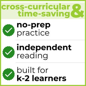 K-2 Reading Comprehension Pages for 1st and 2nd Grade, Biomes Passages ...