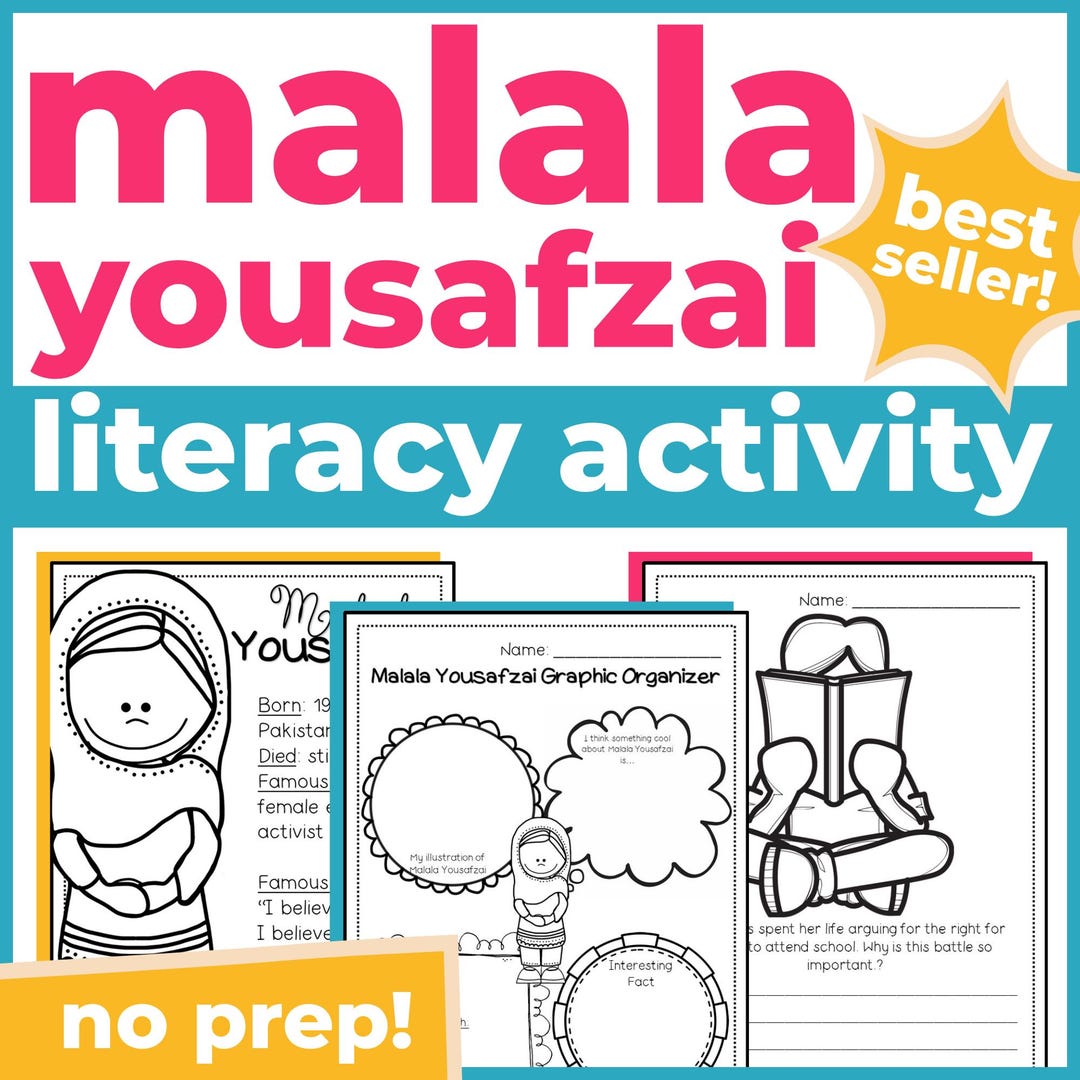 Biography Unit Study | Malala Yousafzai Nonfiction Reading, Writing ...
