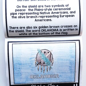 Oklahoma 3rd-5th Grade State Lesson | Symbols, Map, Flag, Reading ...