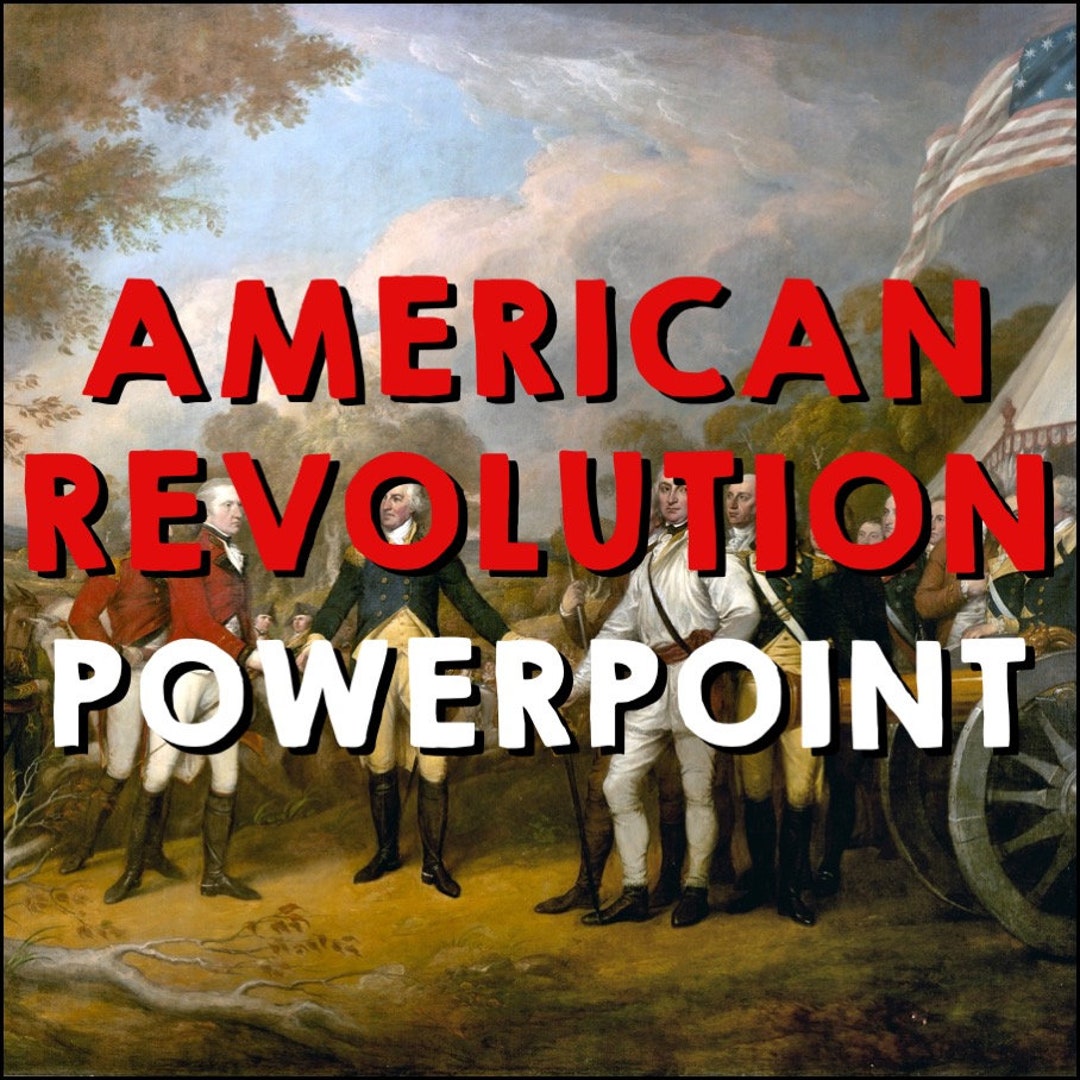 American Revolution Powerpoint | 6-12 | Homeschool | American History ...