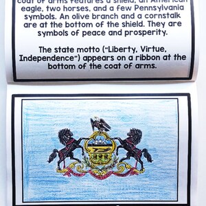 Pennsylvania 3rd-5th Grade State Lesson | Symbols, Map, Flag, Reading ...