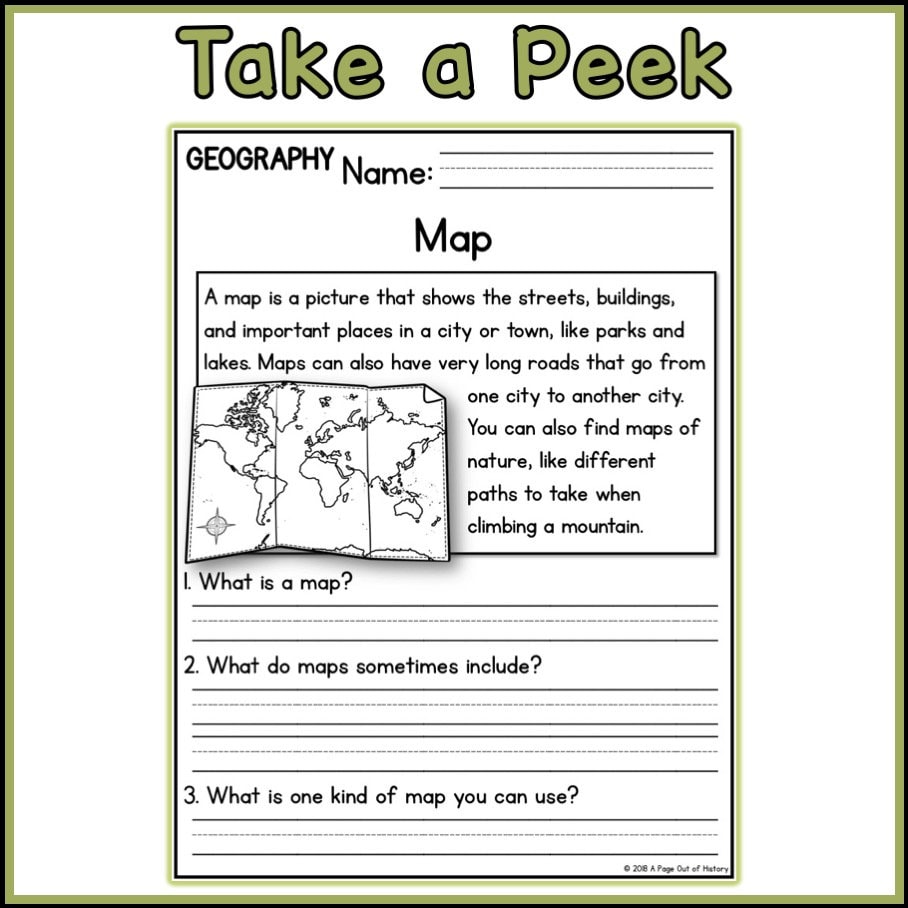 Map Skills Worksheets