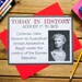 August Today in History Bell Ringers | 6-12 | Homeschool | American ...