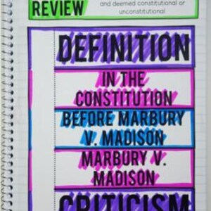 Judicial Branch Interactive Notebook Graphic Organizers US Government ...