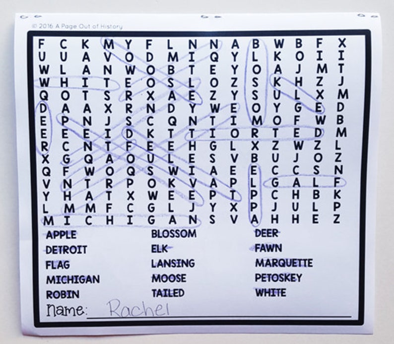 Michigan 3rd-5th Grade State Lesson | Symbols, Map, Flag, Reading ...