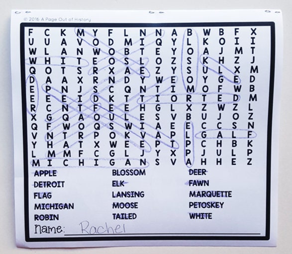 Michigan 3rd-5th Grade State Lesson | Symbols, Map, Flag, Reading ...