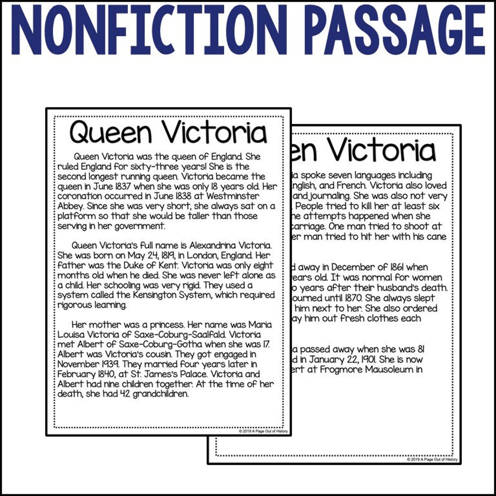 Queen Victoria Biography Unit Pack | 3-5 | Homeschool | Social Studies ...
