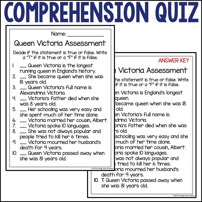 Queen Victoria Biography Unit Pack | 3-5 | Homeschool | Social Studies ...