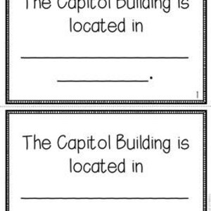 U.S. Capitol Reading Comprehension Worksheets | Capitol Building ...
