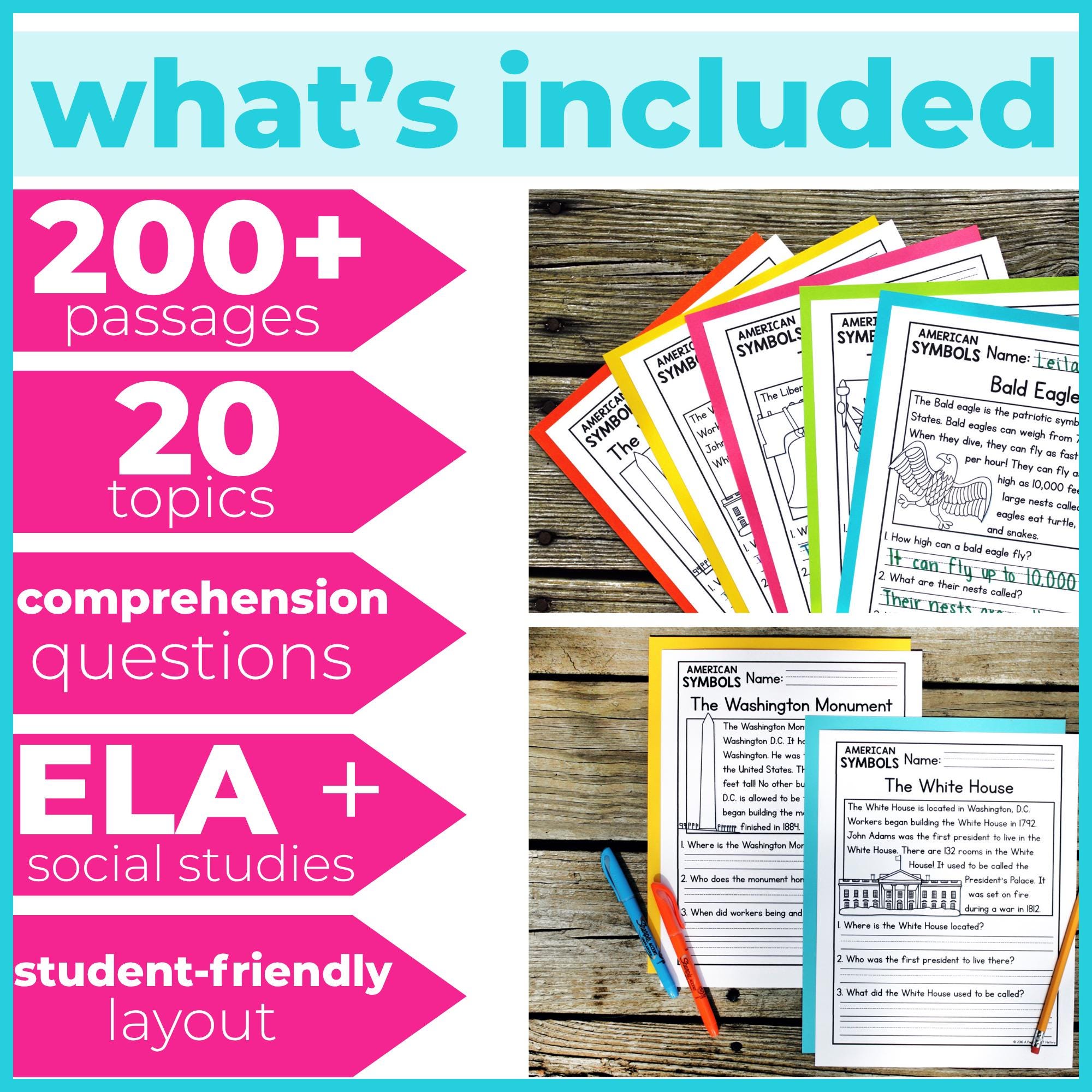 K-2 Summer Review Packet Printable, 240 Reading Comprehension Passages ...