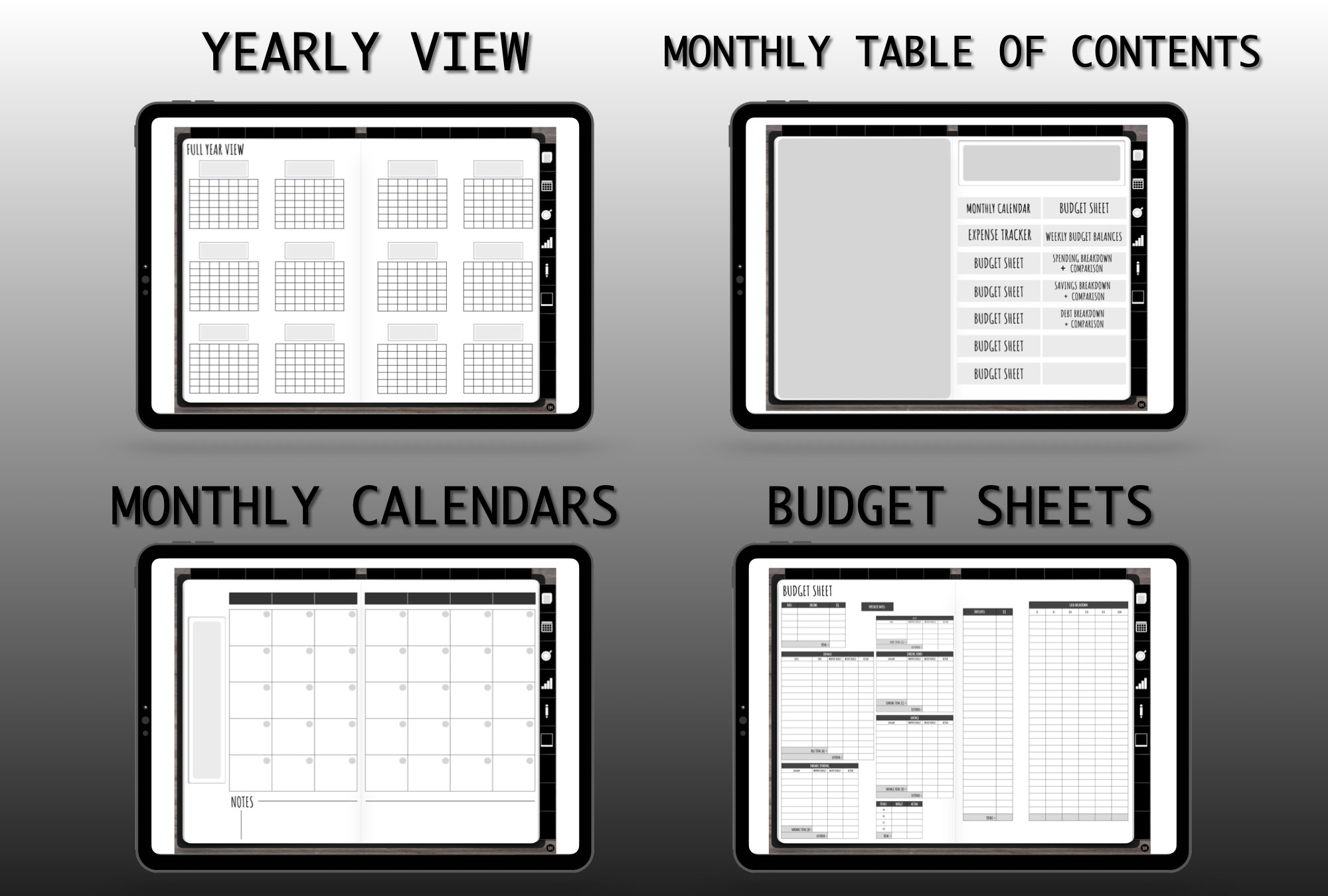 Digital Budget Planner, Finance Planner, Digital Planner, iPad Planner ...