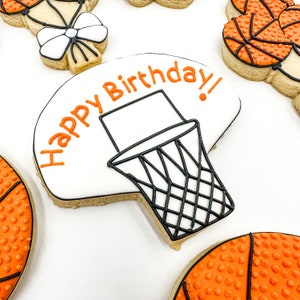 Basketball Cookies, One Dozen Cookies, Custom Basketball Cookies ...