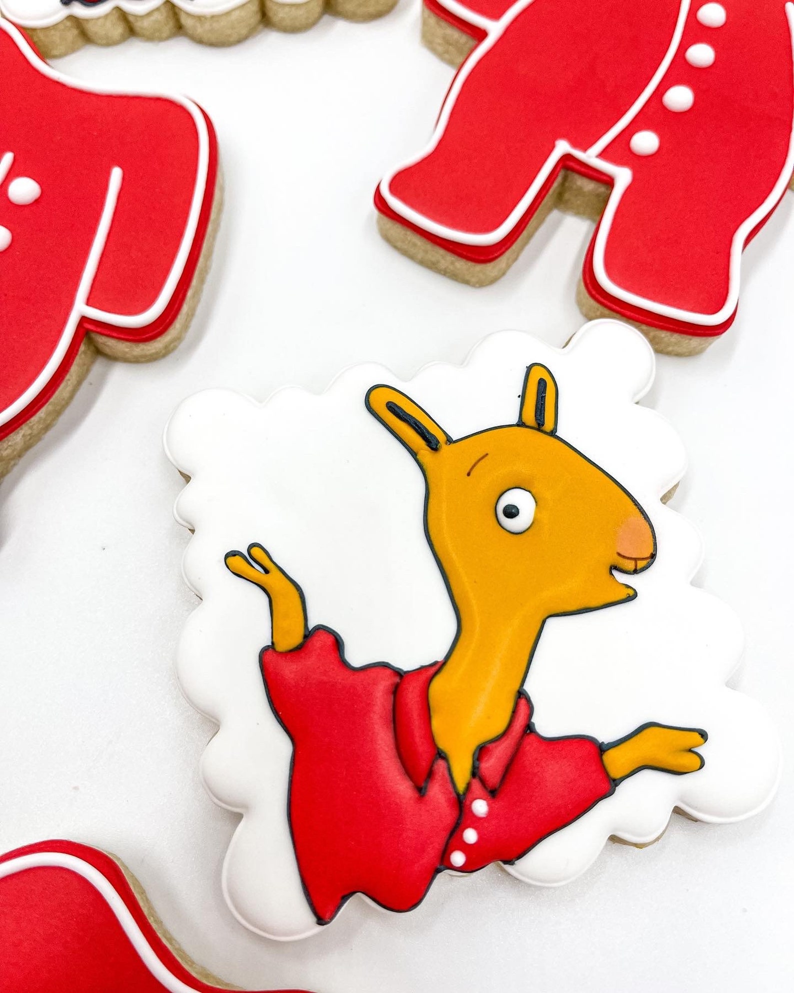 Llama Llama Red Pajama Sugar Cookies, One Dozen Cookies, Custom Llama ...
