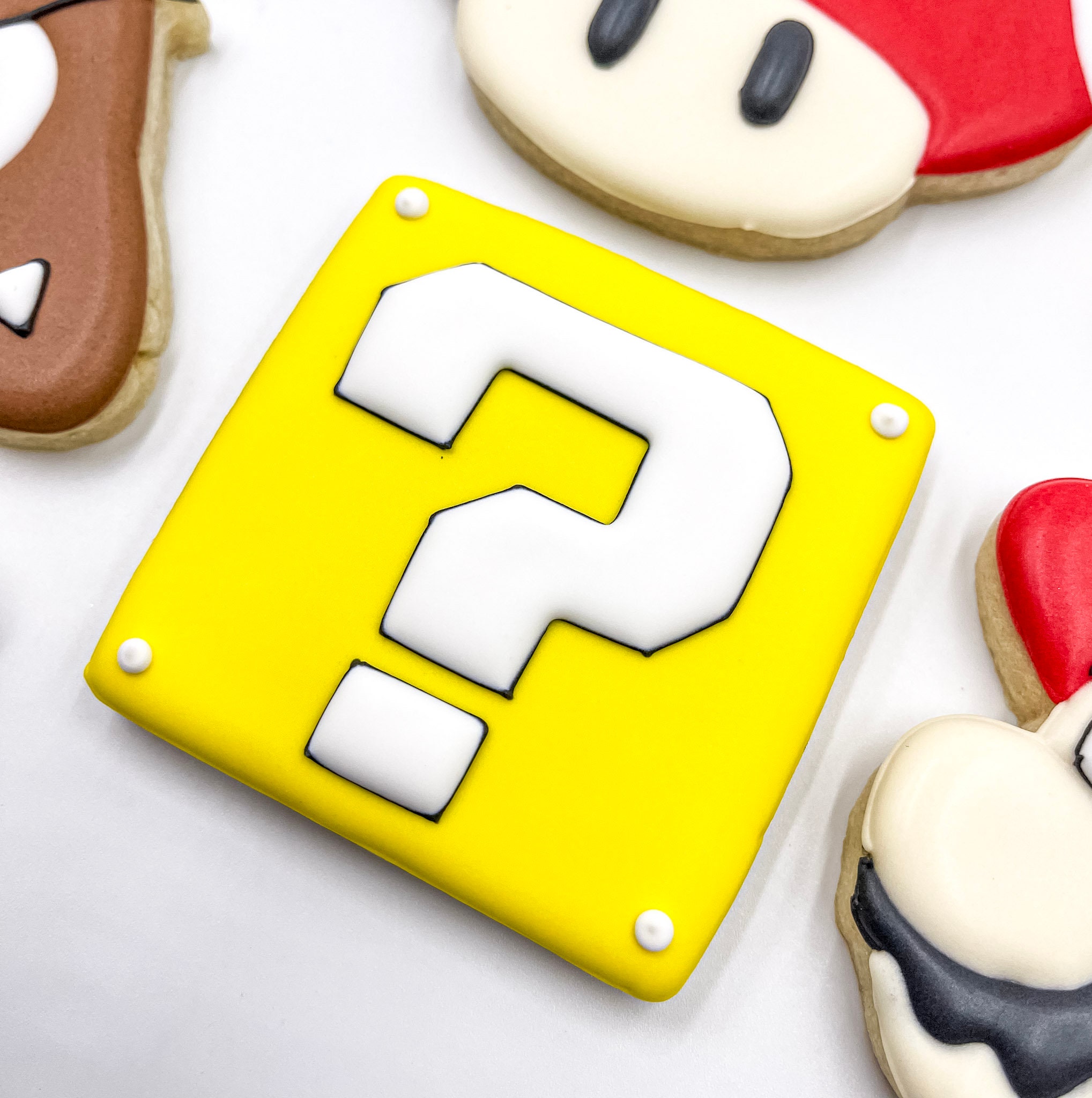 Mario Bros Sugar Cookies, Birthday Party Favors, One Dozen - Etsy