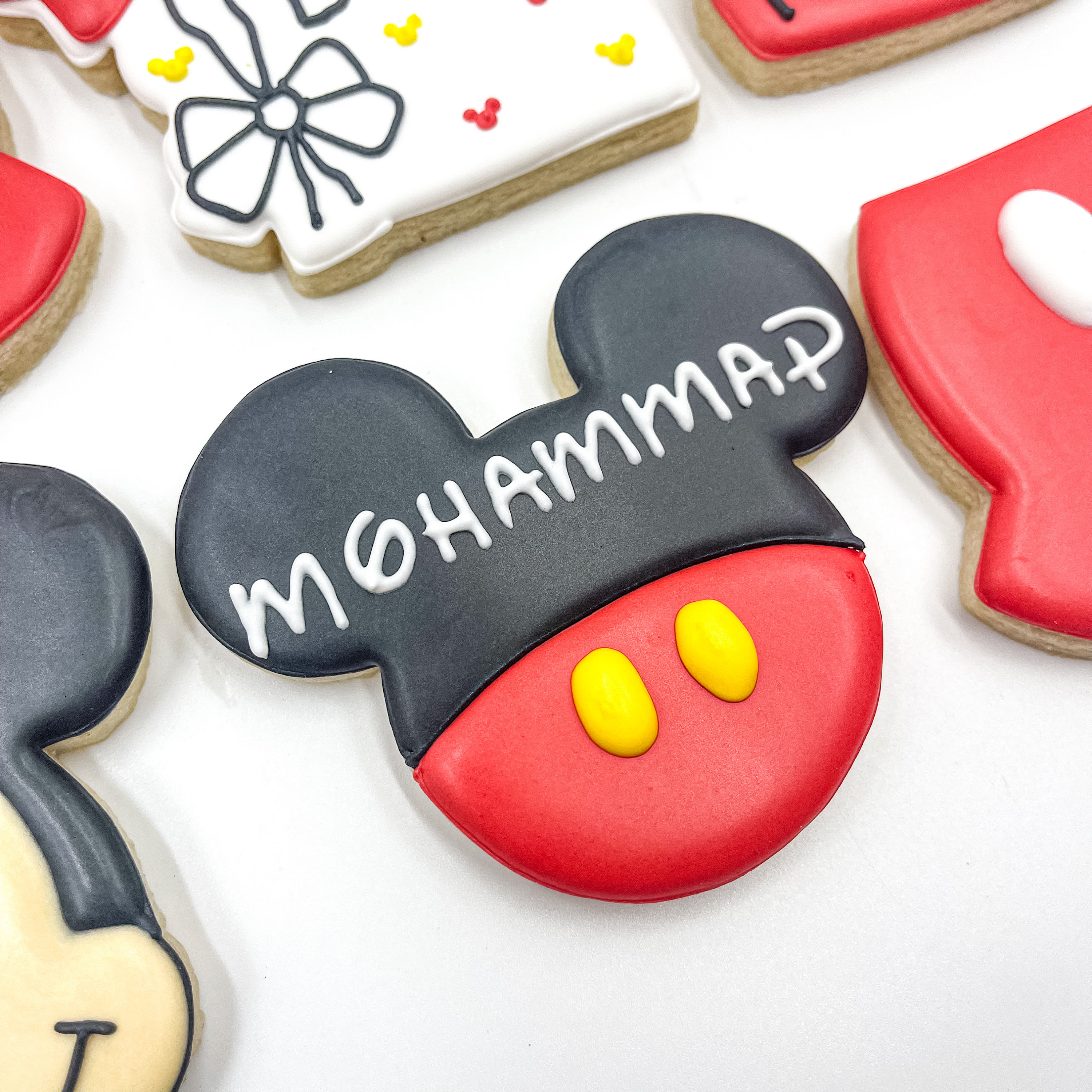 Mickey Mouse Cookies, One Dozen Cookies, Custom Mickey Mouse Cookies ...