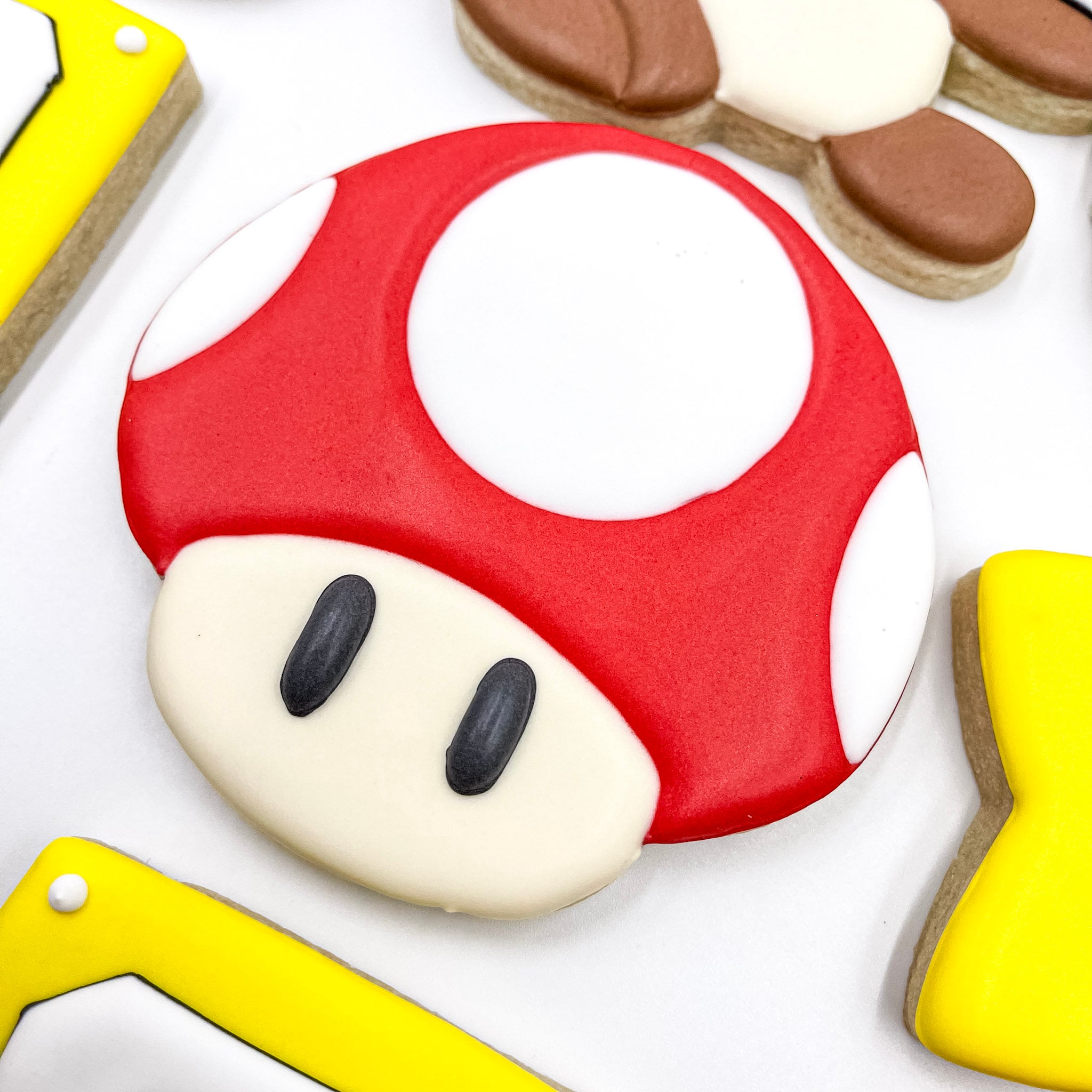 Mario Bros Sugar Cookies, Birthday Party Favors, One Dozen - Etsy