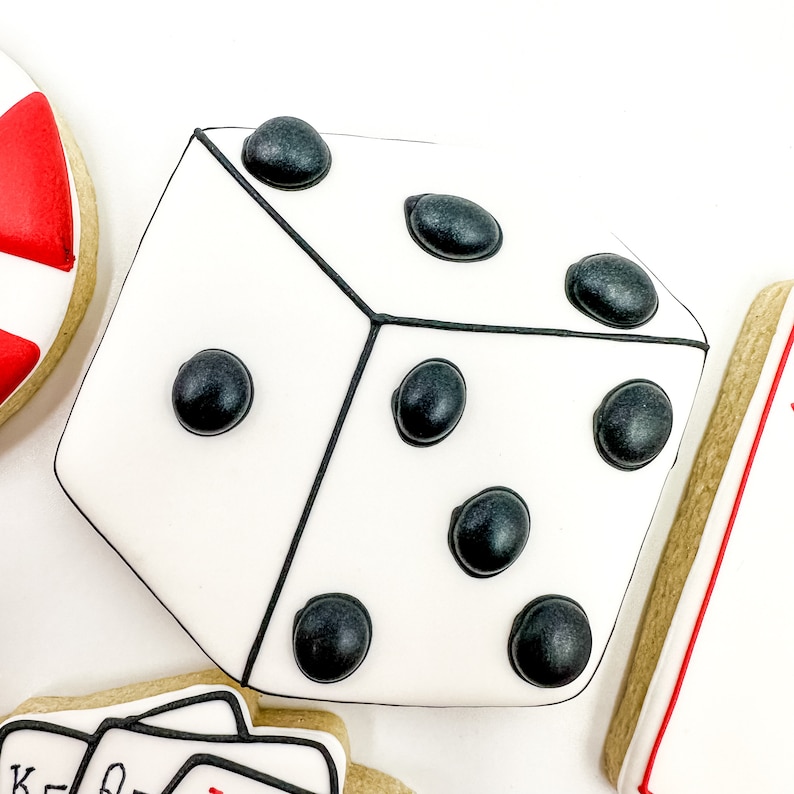 Casino Theme Cookies, Poker Decorated Cookies, Custom Casino Theme ...