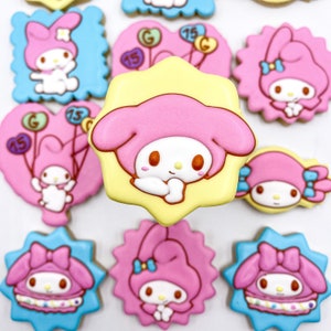My Melody Cookies, Sanrio Cookies, One Dozen Cookies, Custom My Melody ...