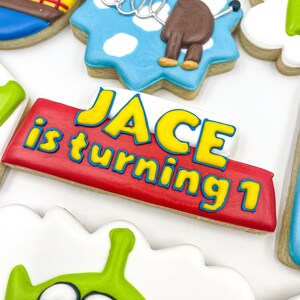 Toy Story Cookies, Woody Cookies, Toy Story One Dozen Cookies, Custom T ...