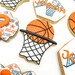 Basketball Cookies, One Dozen Cookies, Custom Basketball Cookies ...