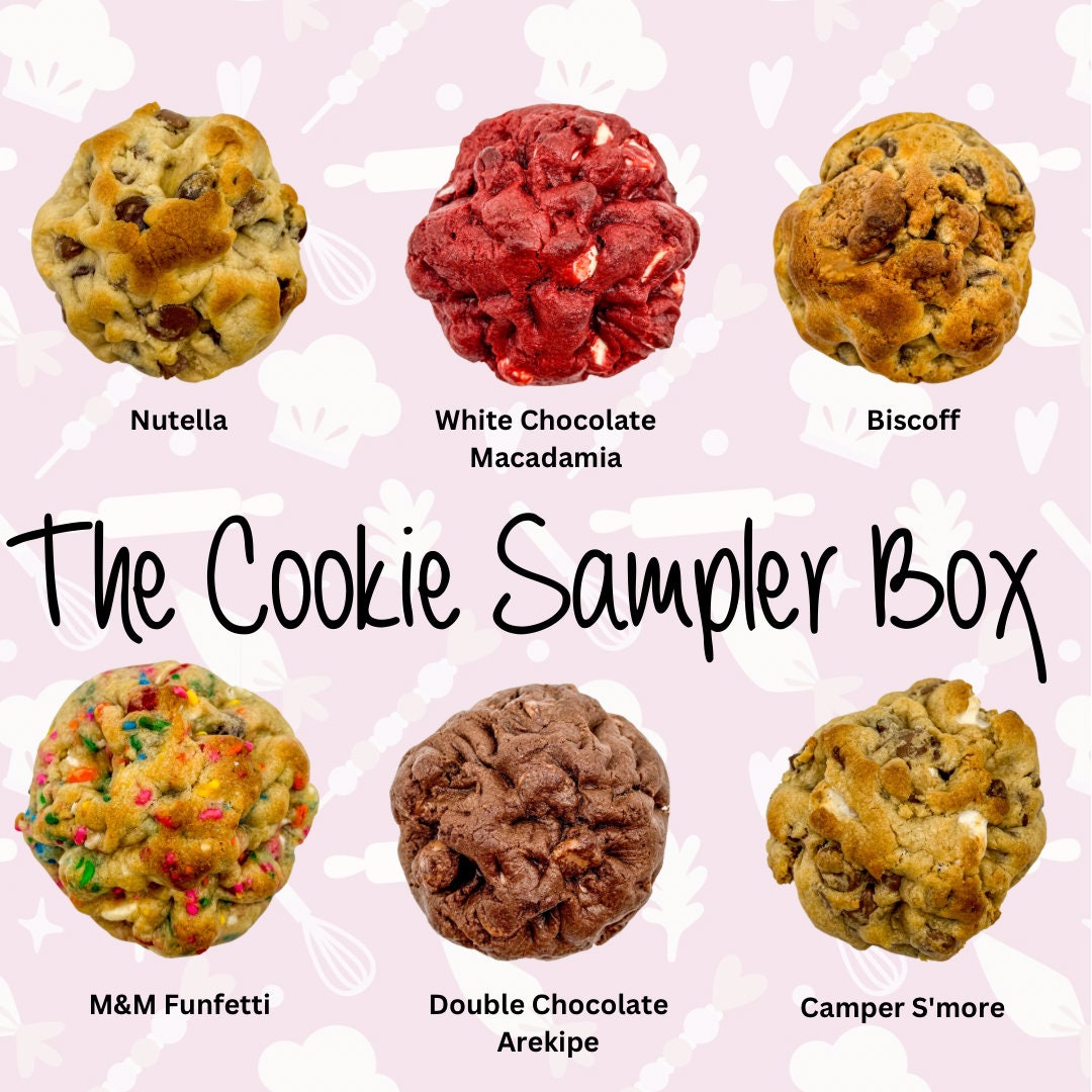 The Cookie Sampler Box, Petite Cookies, NY Style Cookies, Stuffed ...