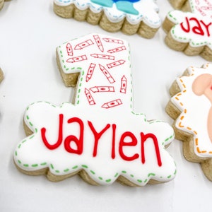Baby First Tv Sugar Cookies, One Dozen Cookies, Custom Baby First Tv ...