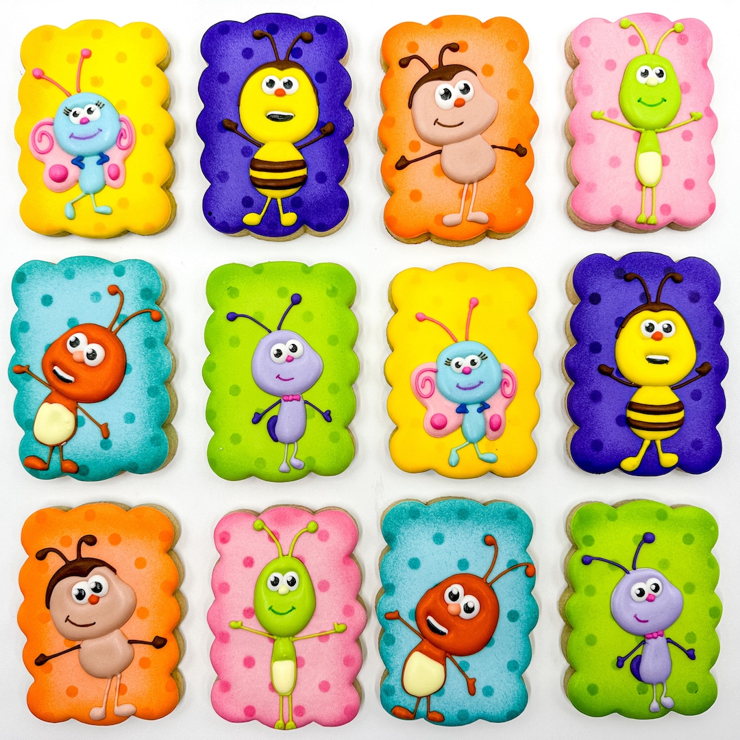 Bichi Cookies, One Dozen Cookies, Custom Bichikids Cookies, Birthday ...
