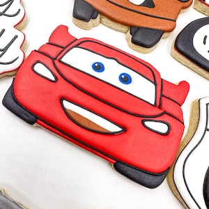 Cars Sugar Cookies, One Dozen Cookies, Custom Cars Cookies, Mater ...