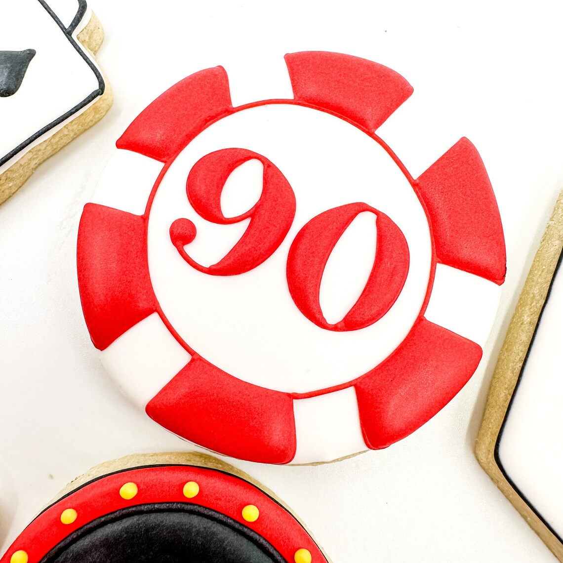 Casino Theme Cookies, Poker Decorated Cookies, Custom Casino Theme ...