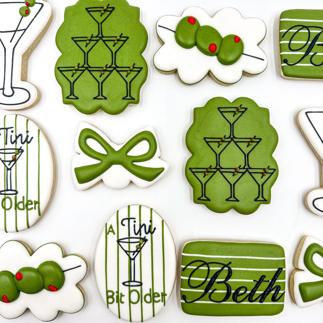 A Tini Bit Older Cookies, Green Olives Cookies, A Tini Bit Older Dozen ...