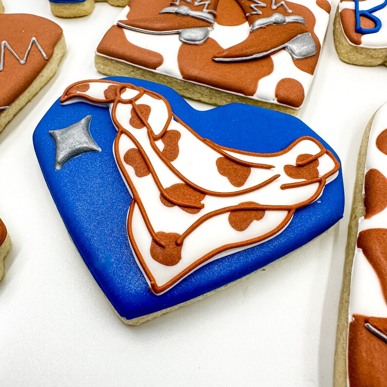Cowgirl Sugar Cookies, One Dozen Cookies, Custom Cowgirl Cookies ...