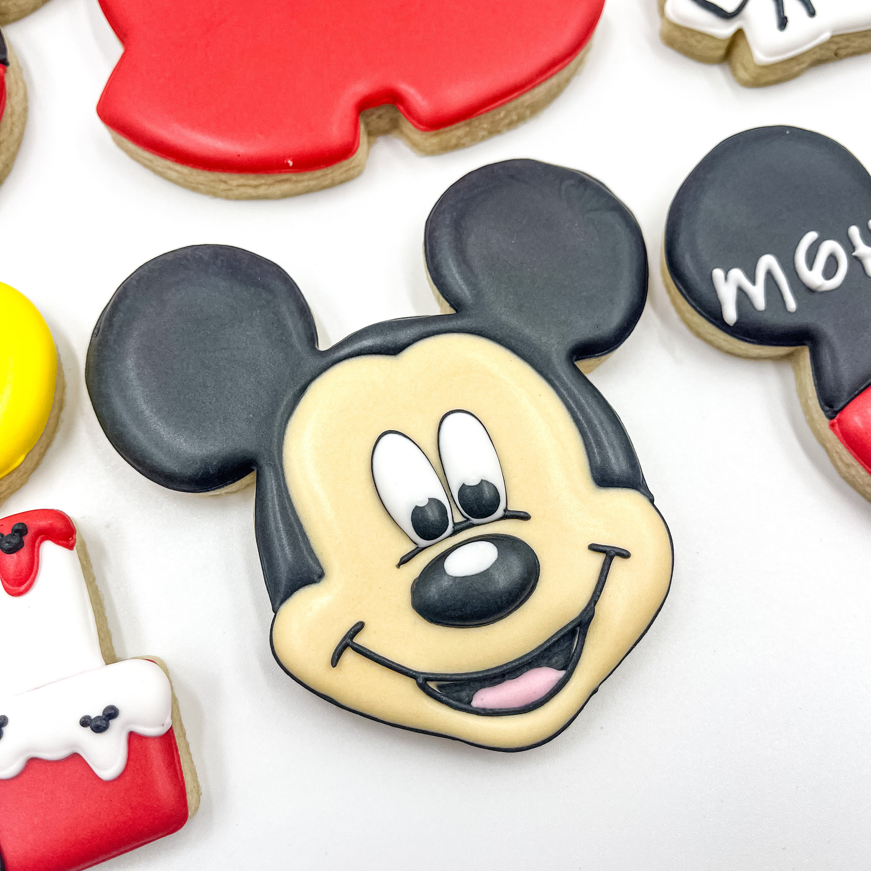 Mickey Mouse Cookies, One Dozen Cookies, Custom Mickey Mouse Cookies ...