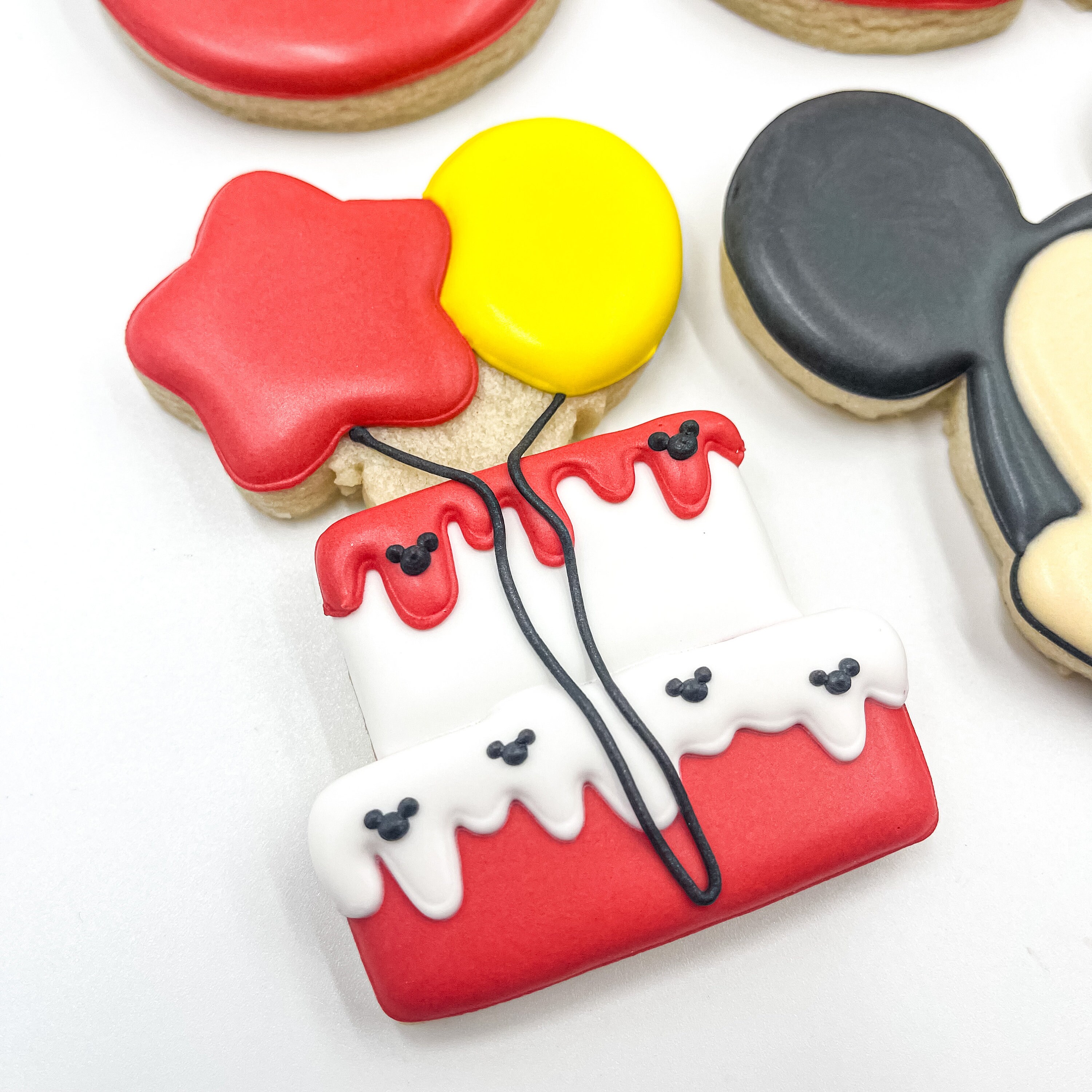 Mickey Mouse Cookies, One Dozen Cookies, Custom Mickey Mouse Cookies ...