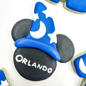 Mickey Mouse Wizard Cookies, One Dozen Cookies, Custom Mickey Wizard ...