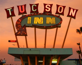 8x10, Tucson, AZ' This is an Vintage Neon Iconic Sign. , Photo Wall ...