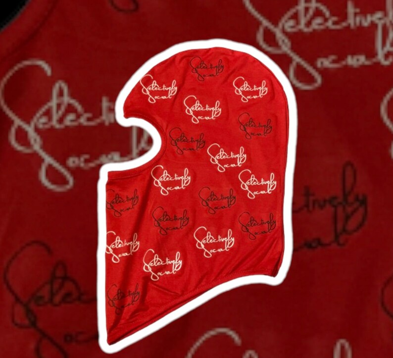 Red Logo Mask - Etsy