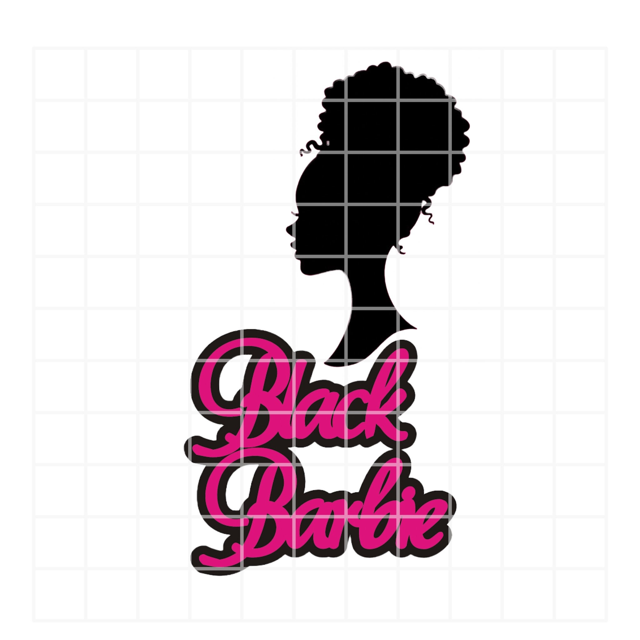Black Barbie PNG Bundle - Etsy