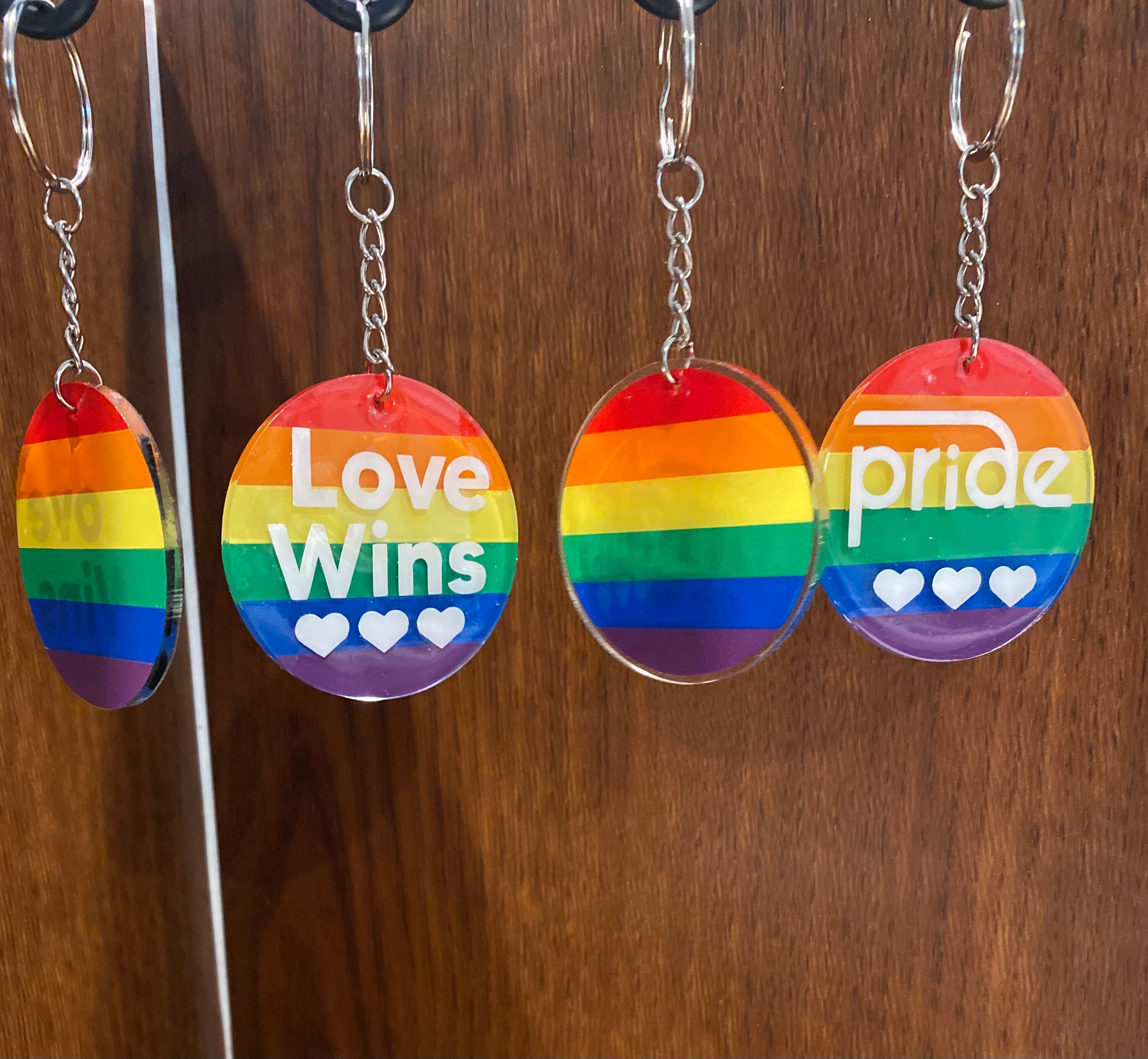 Pride Keychain LGBTQ Keychain Pride Keyring LGBTQ Keyring - Etsy.de