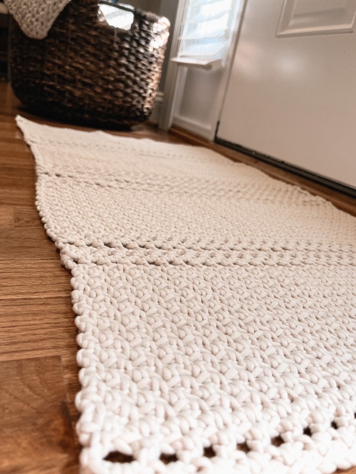 Minimalist Mat Crochet Pattern - Doormat Crochet Pattern - Rug Crochet ...