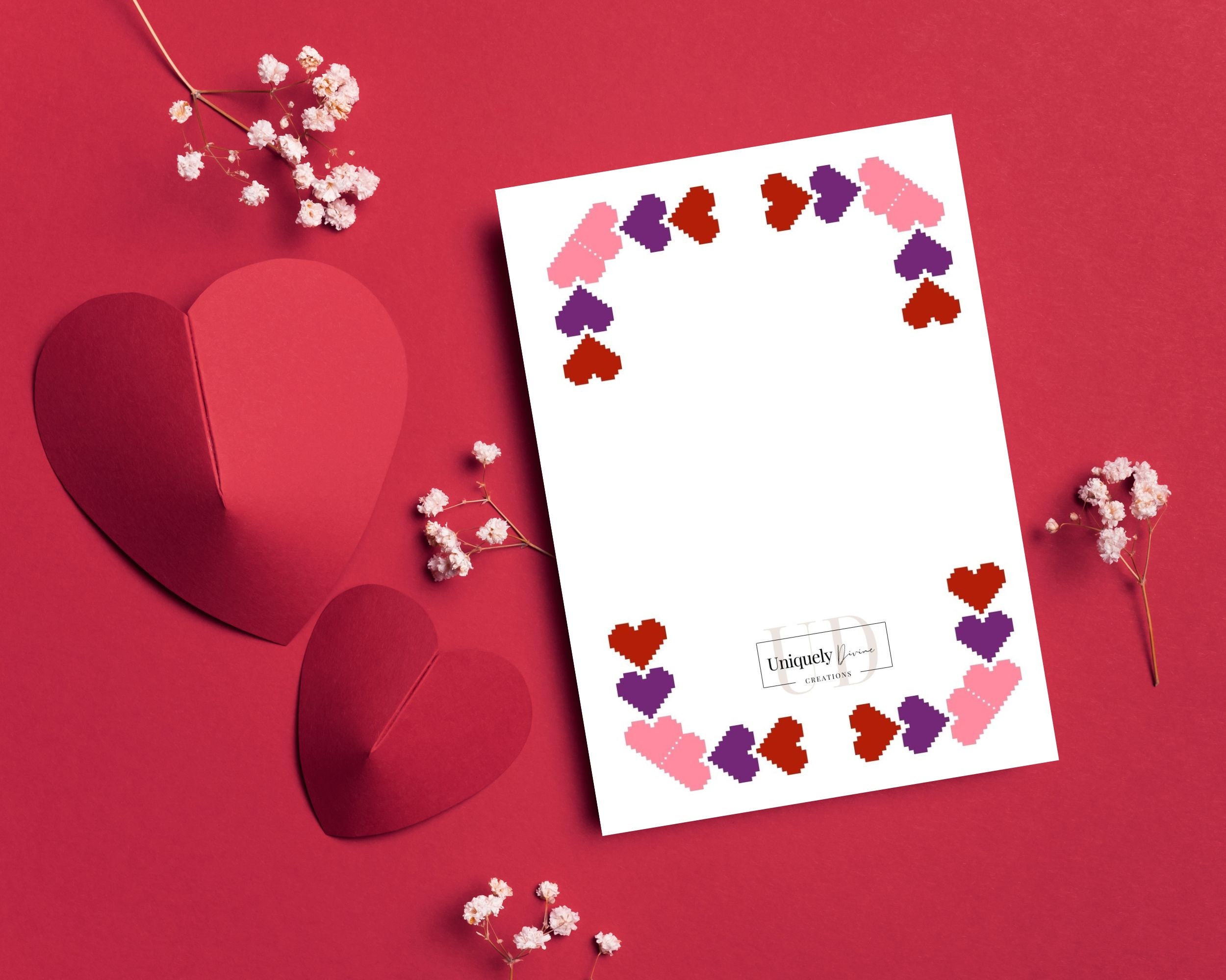 Double Cup Love Valentine's Day Card - Etsy