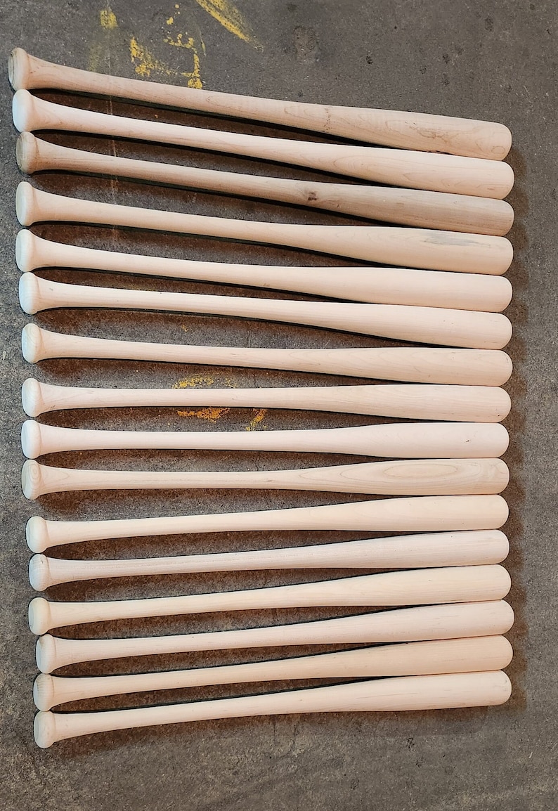 16 Pack of Craft Blem Quality Maple Wood Baseball Bats - Etsy