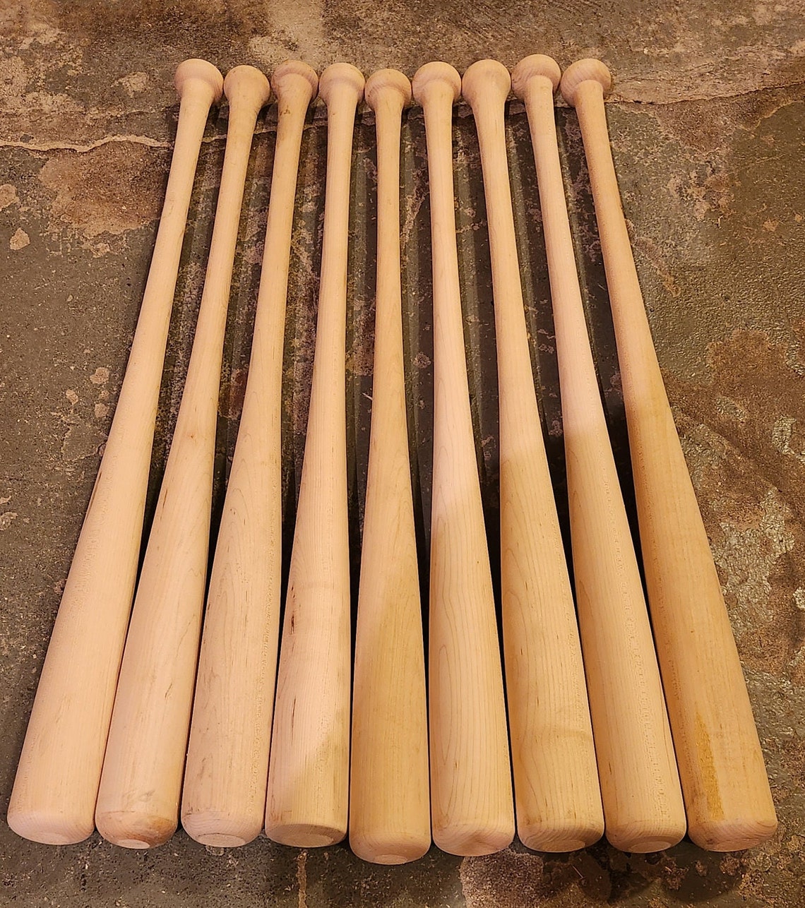 9 Craft Quality Wood Baseball Bats Maple - Etsy