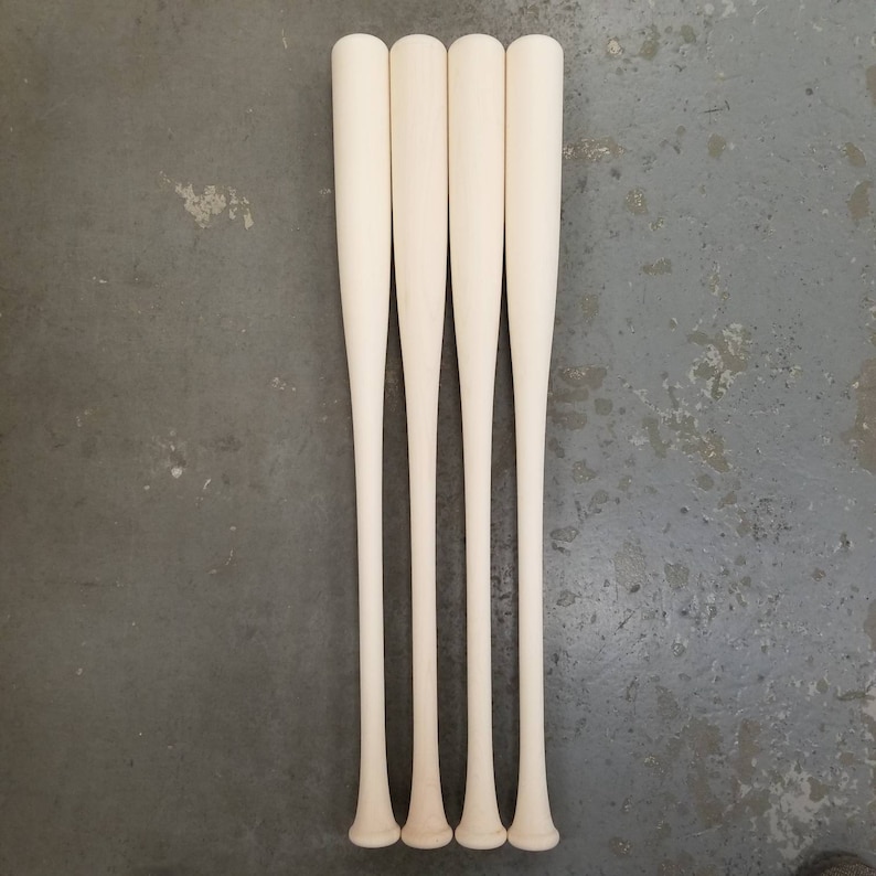 4 Pack Wood Baseball Bats Maple AP5 Model - Etsy