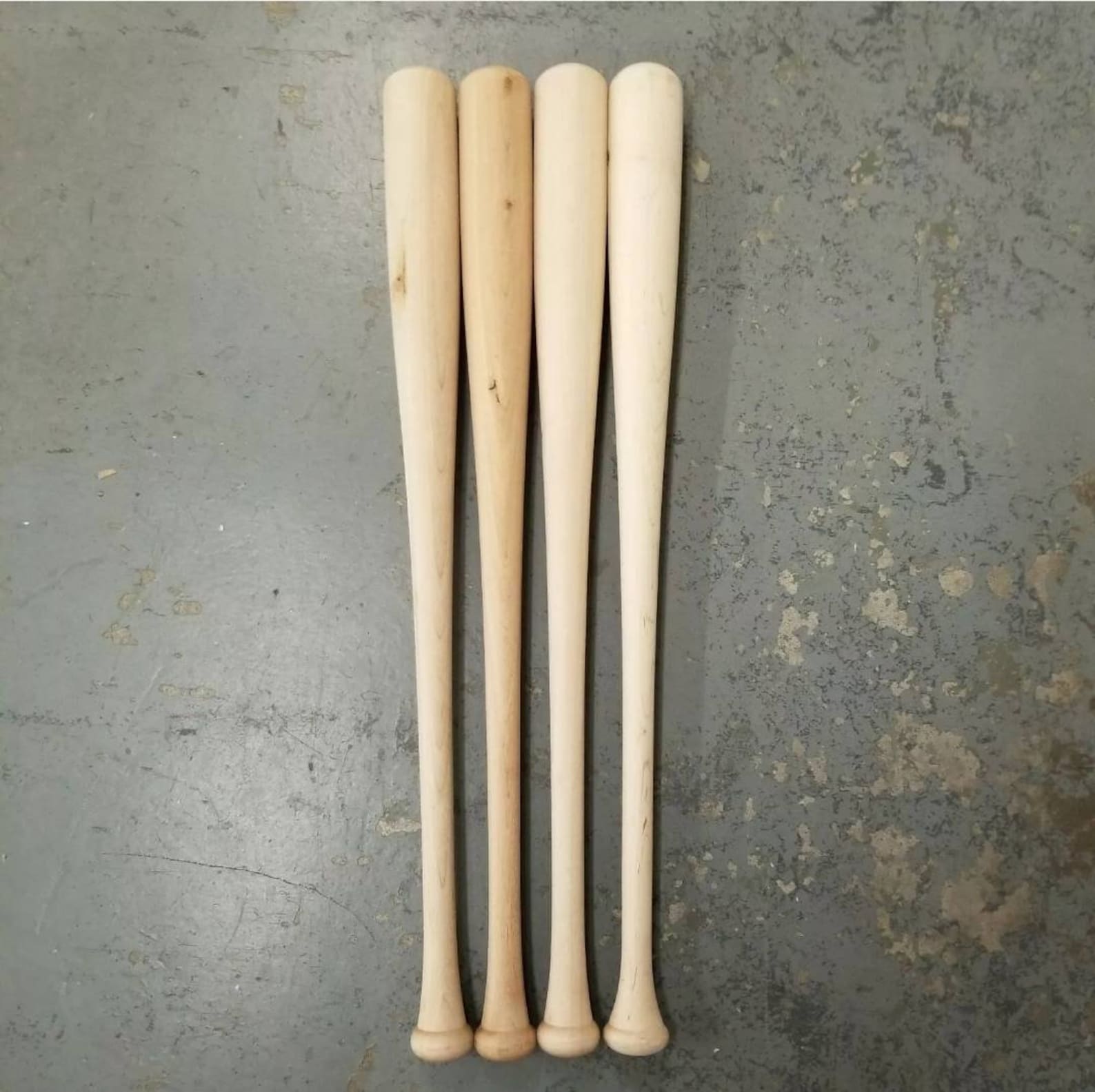 4 Craft Quality Baseball Bats Wood Blem Bats - Etsy