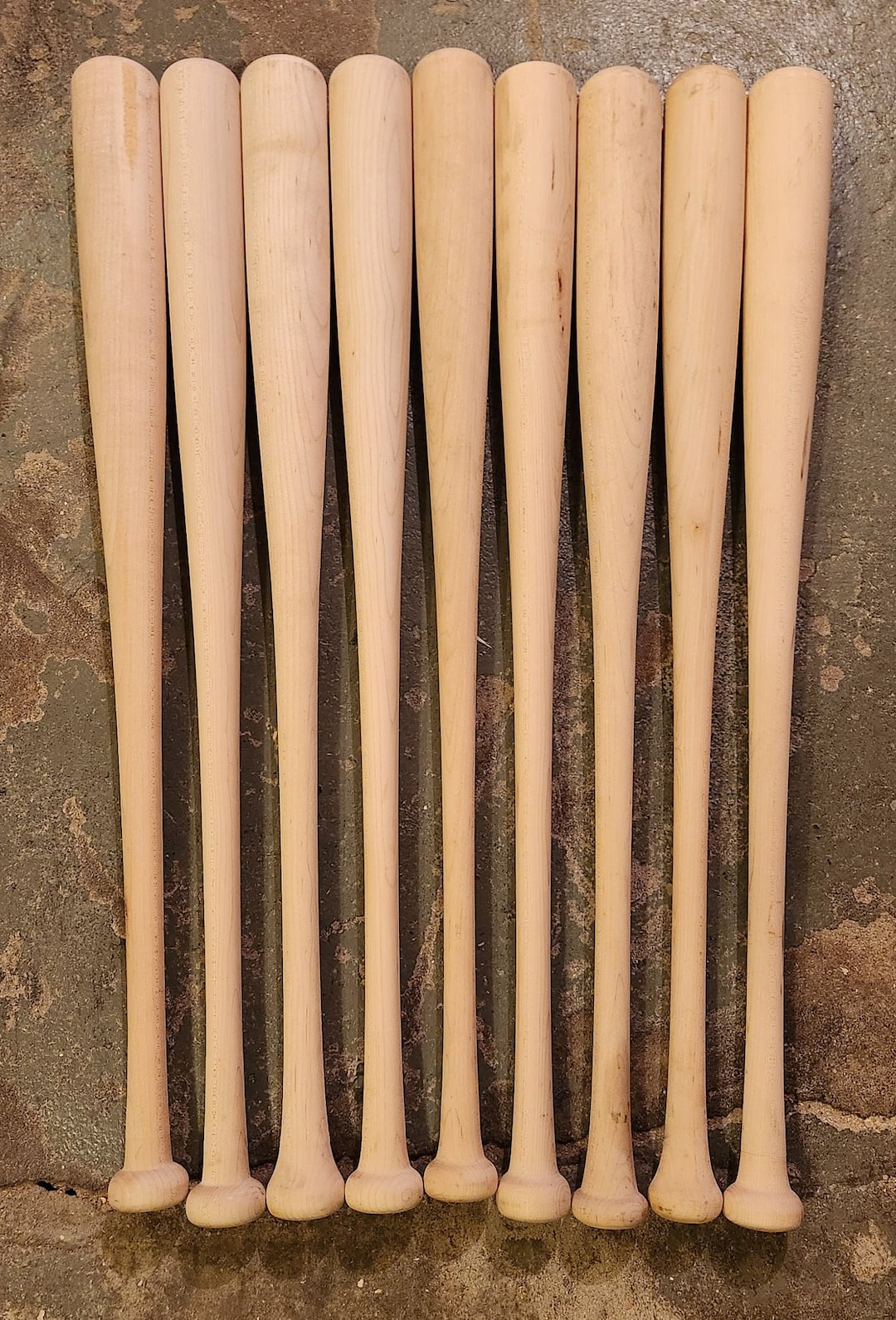 9 Craft Quality Wood Baseball Bats Maple - Etsy