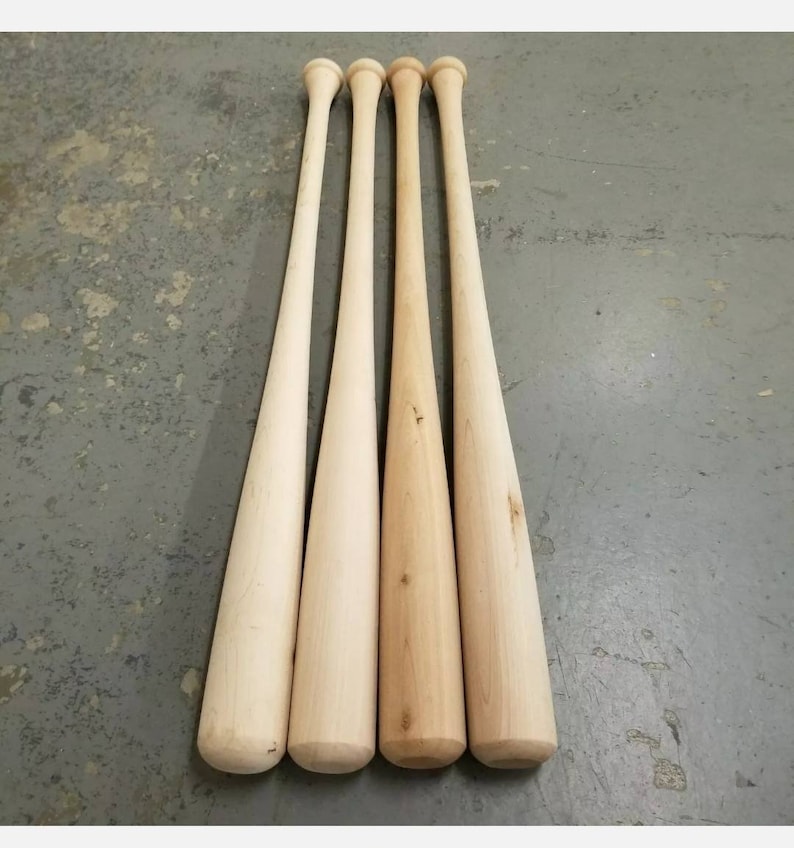 4 Craft Quality Baseball Bats Wood Blem Bats - Etsy