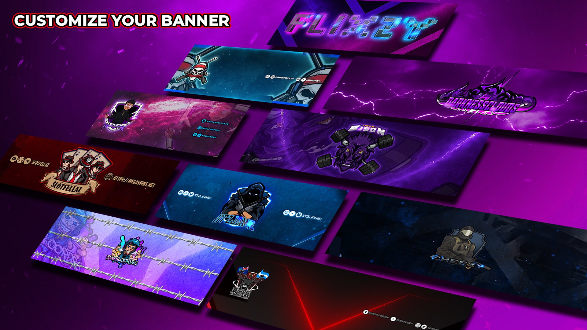 Custom Streaming Package for Twitch, Youtube - Animated Screens ...