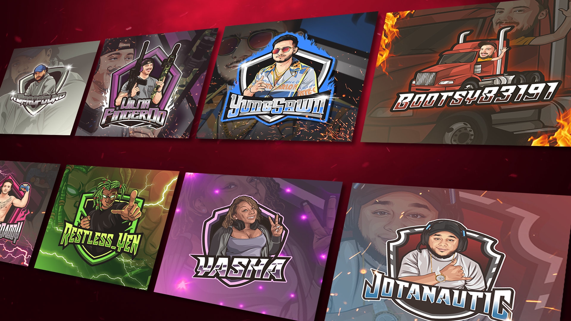 Custom Streaming Package for Twitch, Youtube - Animated Screens ...